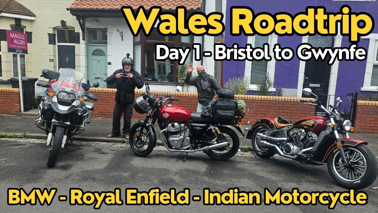 Wales Motorcycle Road Trip Day 1 – Windy Bridges & Wild Roads! - YouTube