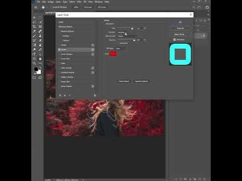 Photoshop : How to Add a Border around Image (Fast Tutorial) - YouTube