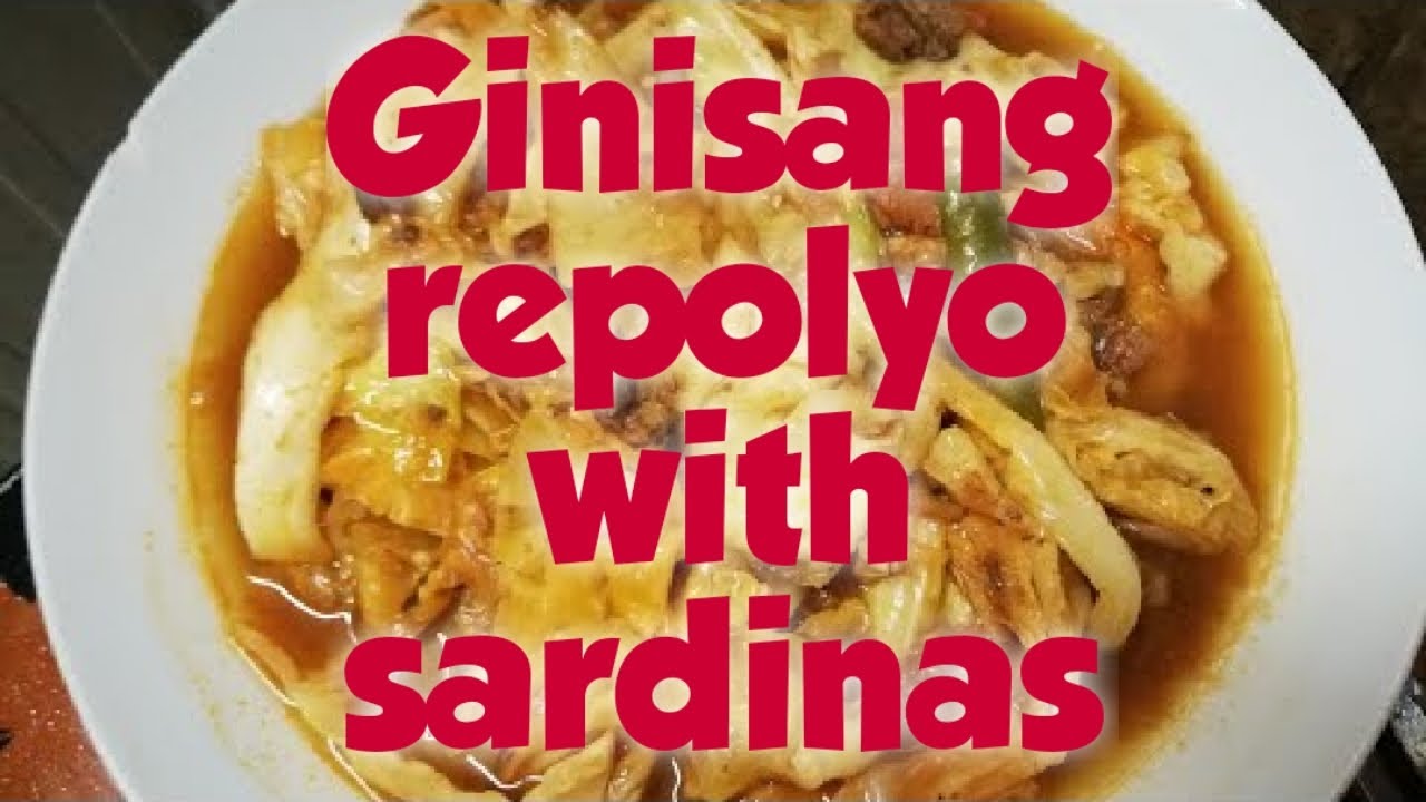 Ginisang Repolyo na may sardinas/simpleng ulam/tipid - YouTube