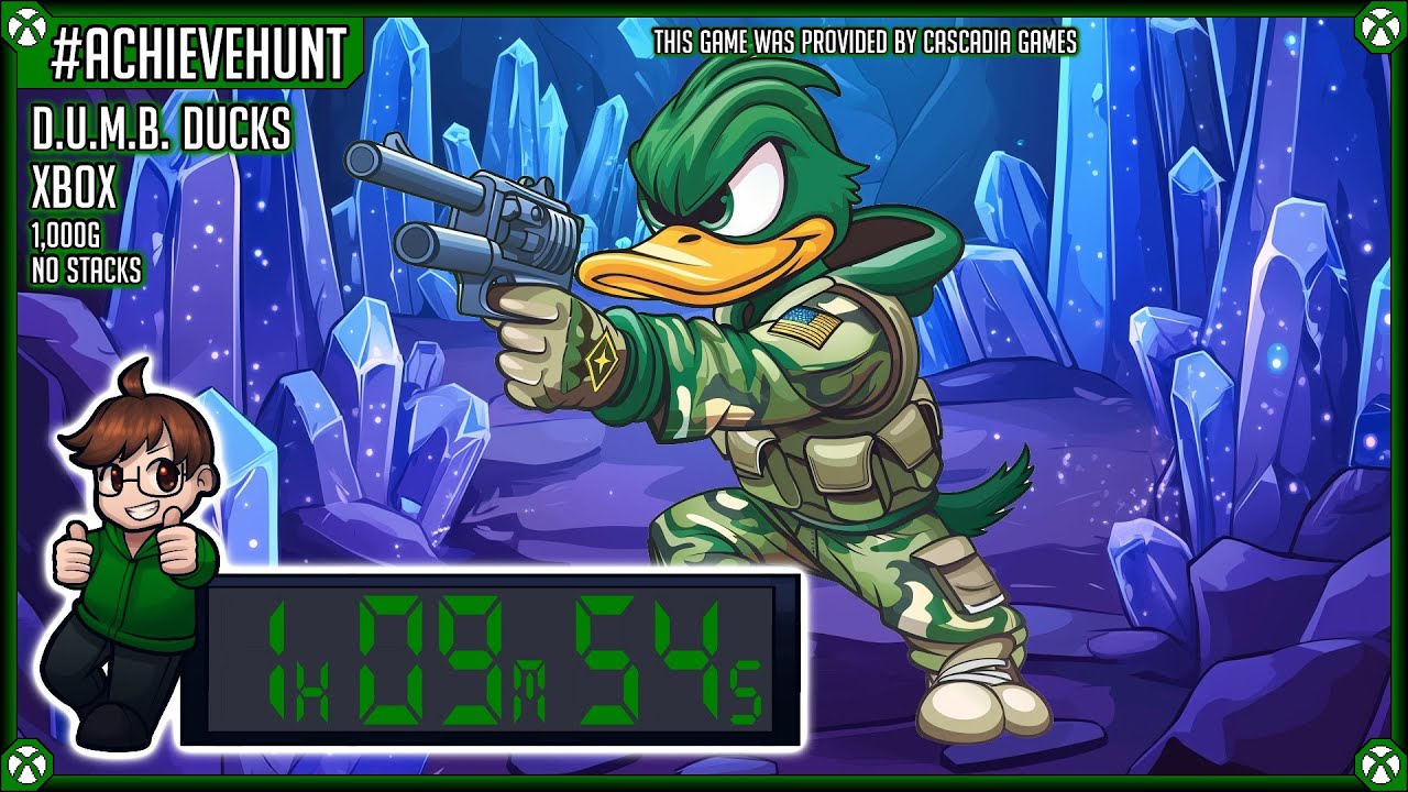 #AchieveHunt - D.U.M.B. Ducks (Xbox) - 1,000G in 1h 09m 54s! - YouTube