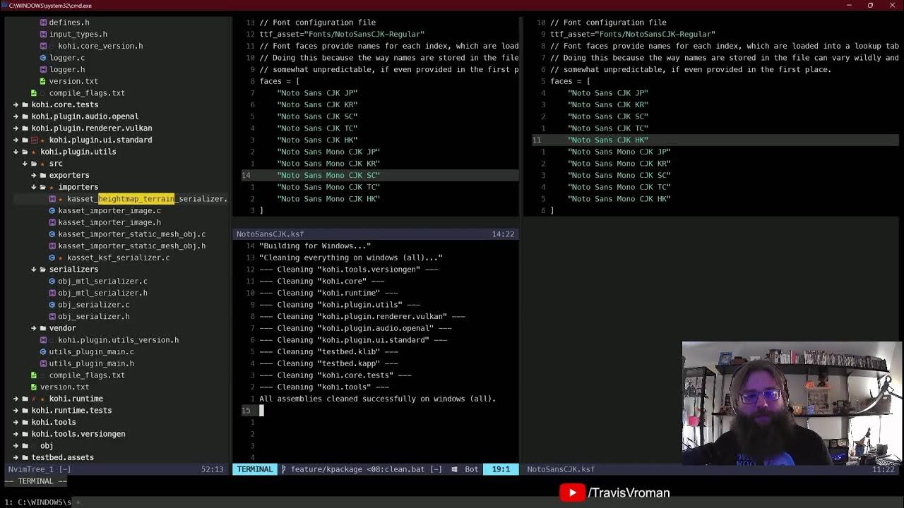 C/Vulkan Game Engine Dev Ep. 225 Asset System Redux, converting even more types !kohi - YouTube