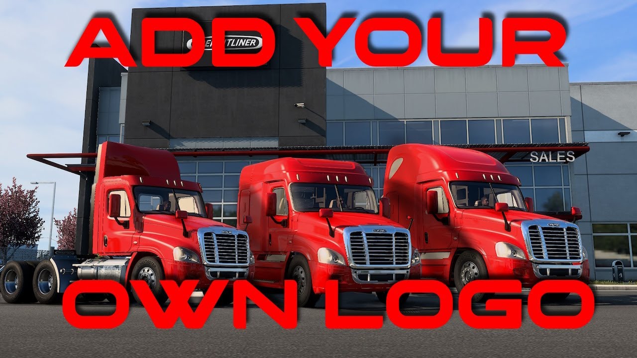 Add your own logo to ATS Accessories' Cascadia mod - YouTube