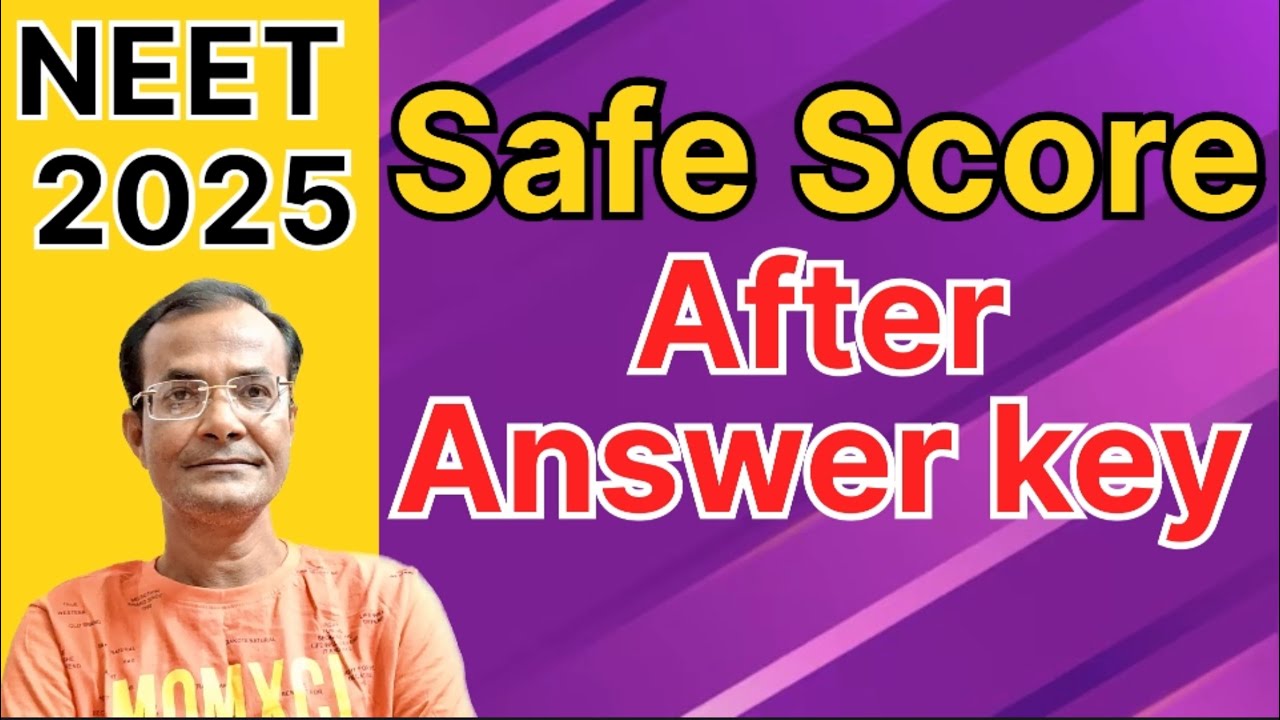 Safe score after answer key - YouTube