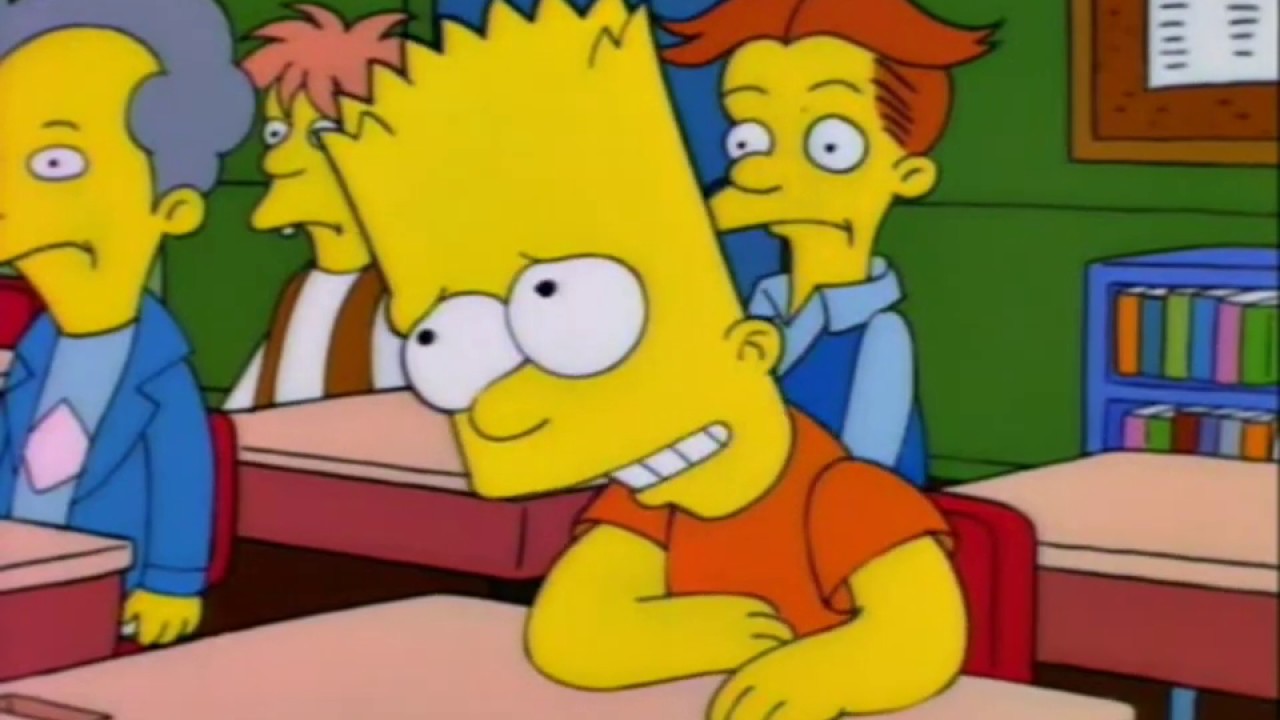 S06E08 - Bart Becoming Better than Lisa at School - YouTube
