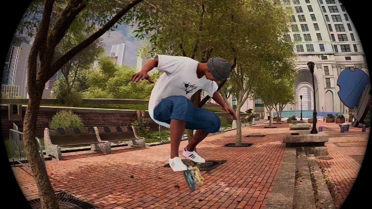 Session Skate Sim grind line - YouTube