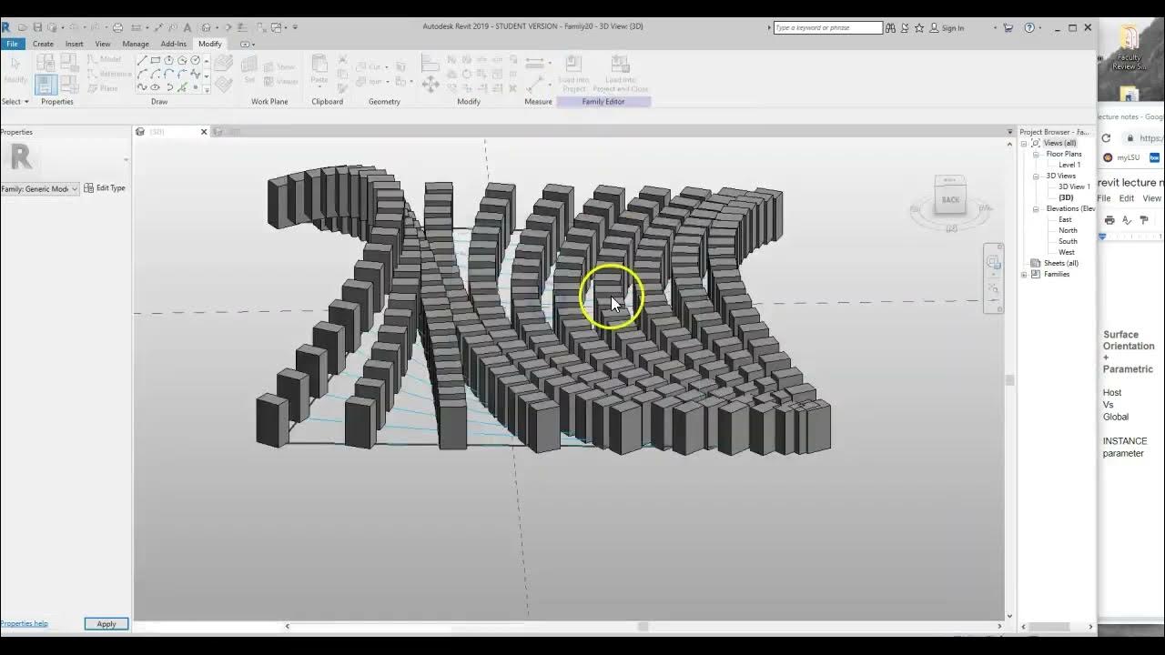 Revit Adaptive Components 04_Reporting Parameters - YouTube