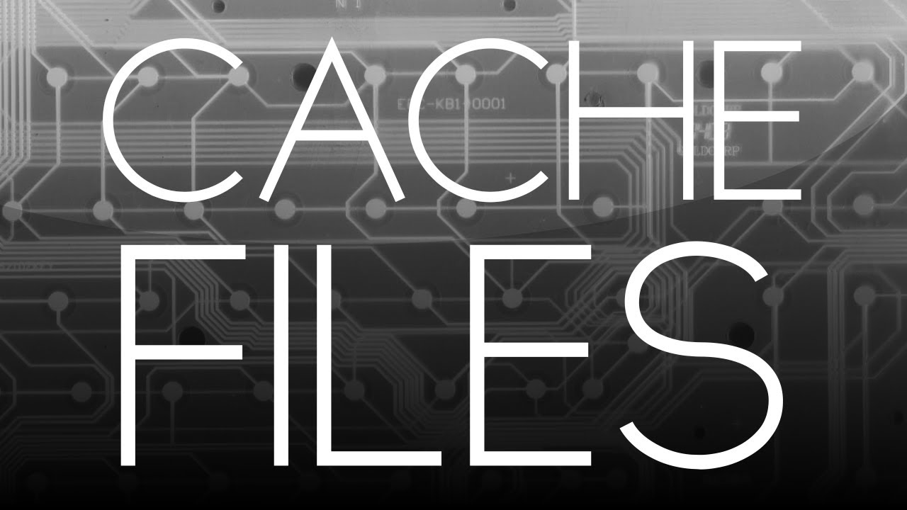 After Effects Tutorial Cache Files YouTube after-effects-tutorial-cache-files-youtube