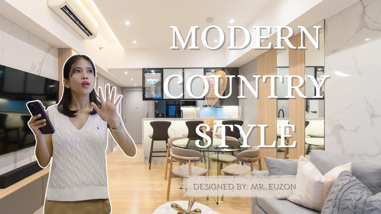 Exclusive Tour: Stunning Modern Country Interior Design Condo in BGC ...