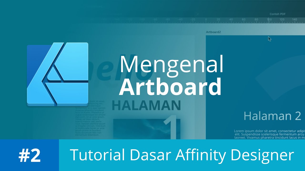 Tutorial Dasar Affinity Designer - Mengenal Artboard | Bahasa Indonesia - YouTube