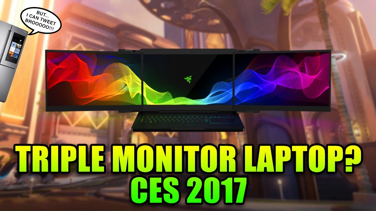 Triple Monitor Laptop! CES 2017 - This Week in Gaming | FPS News - YouTube