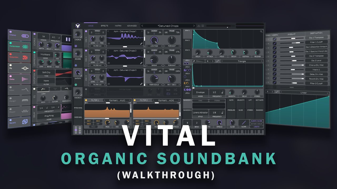 Vital Organic Sound bank Walkthrough | 60+ Vital Presets | Leads, Bass ...
