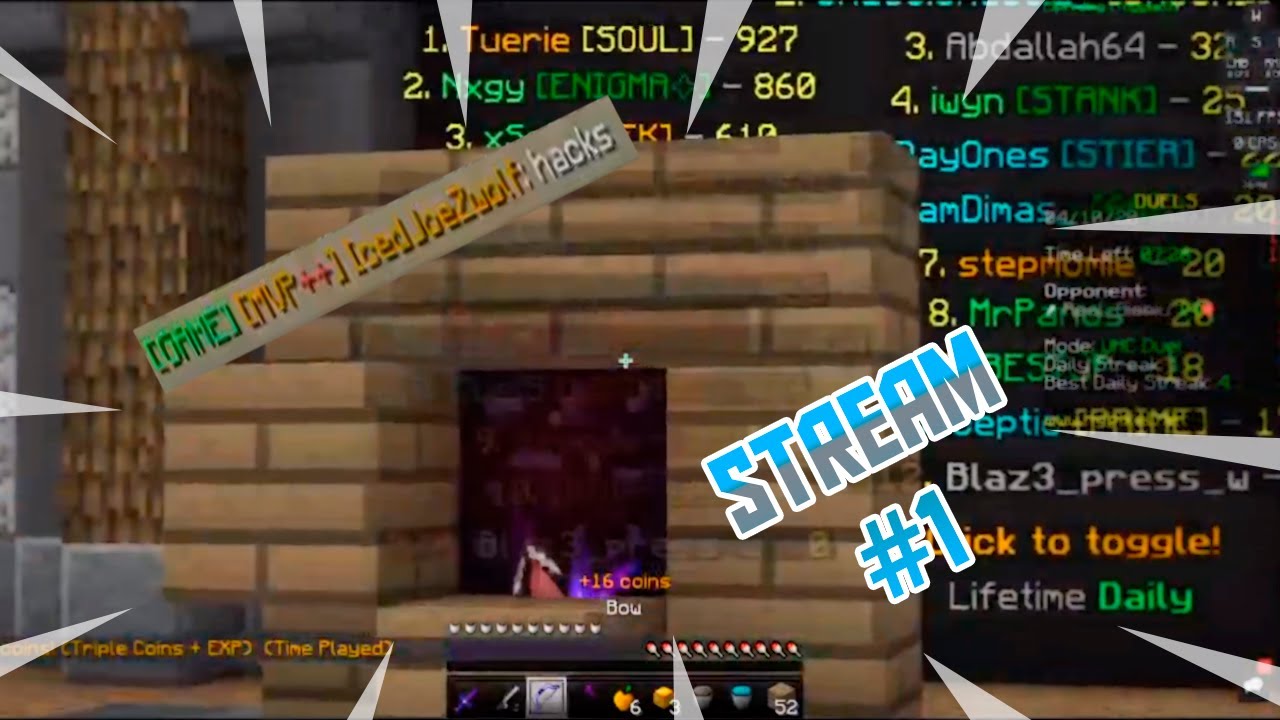 The bridge pvp//Minecraft Hypixel - YouTube