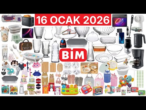 MUTFAK VE BEBEK EŞYALARI İLE RAFLAR DOLACAK ! | BİM 16 OCAK 2025 AKTÜEL | BİM İNDİRİM KATALOĞU