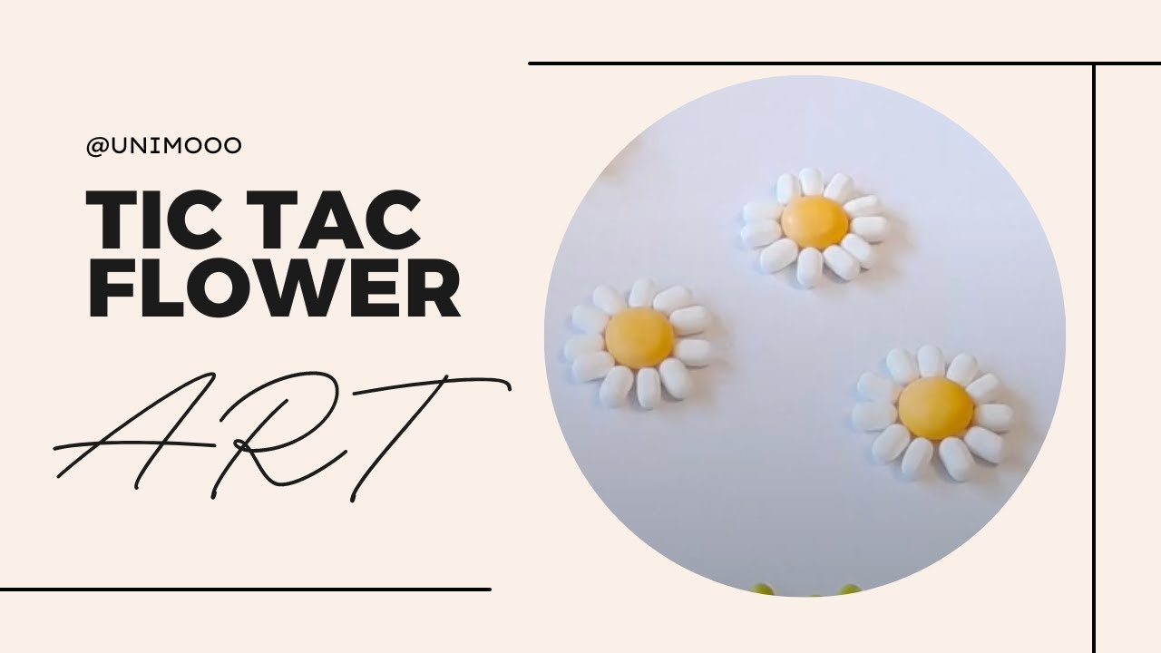 Stopmotion Tic Tac Flower ART - YouTube