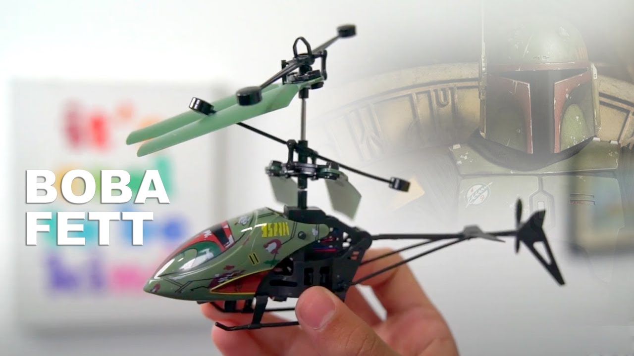 Boba Fett 2ch Motion Sensor Remote control Helicopter - YouTube