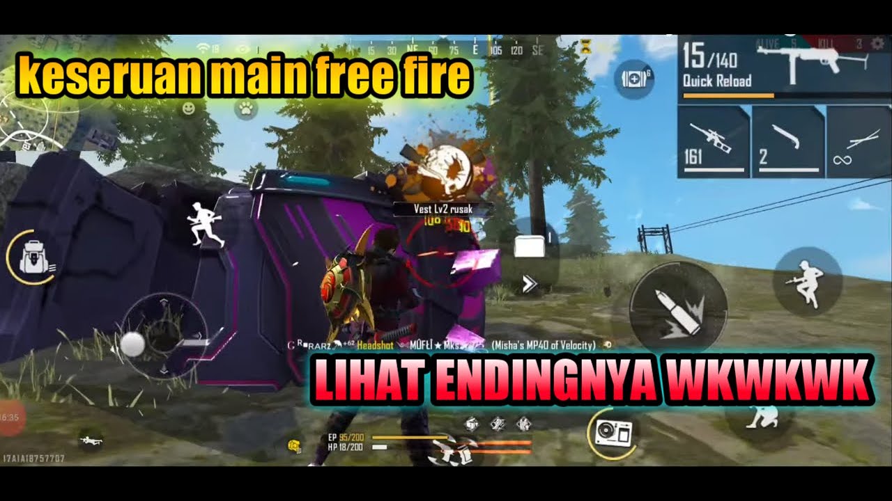 Video pertama main game free fire - YouTube
