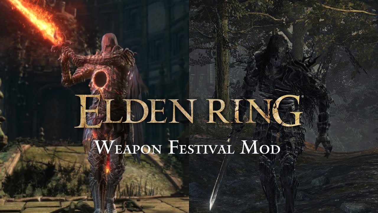 Elden Ring - Weapon Festival Mod: Ringed Knight x Darkwraith. NEW ...