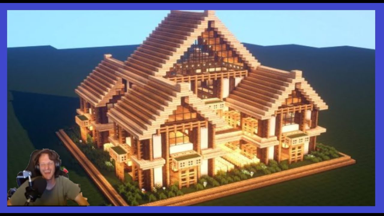 I LEARN HOW TO BUILD A HOUSE IN MINECRAFT!!!! - YouTube