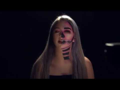 PINK SKELETON HALLOWEEN MAKEUP - YouTube