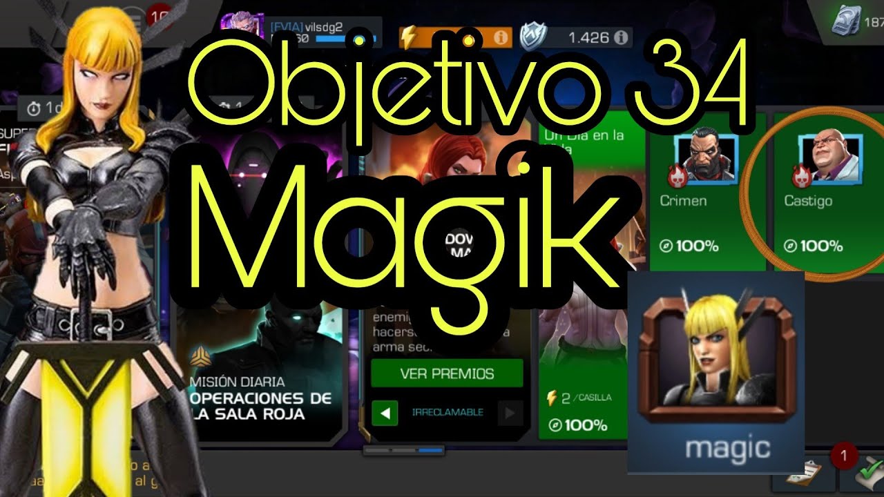 Magik objetivo 34 /MCOC MARVEL - YouTube