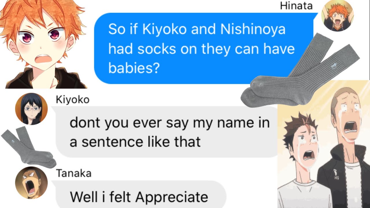 Haikyuu Texting Stories - “How are babies made?" - YouTube