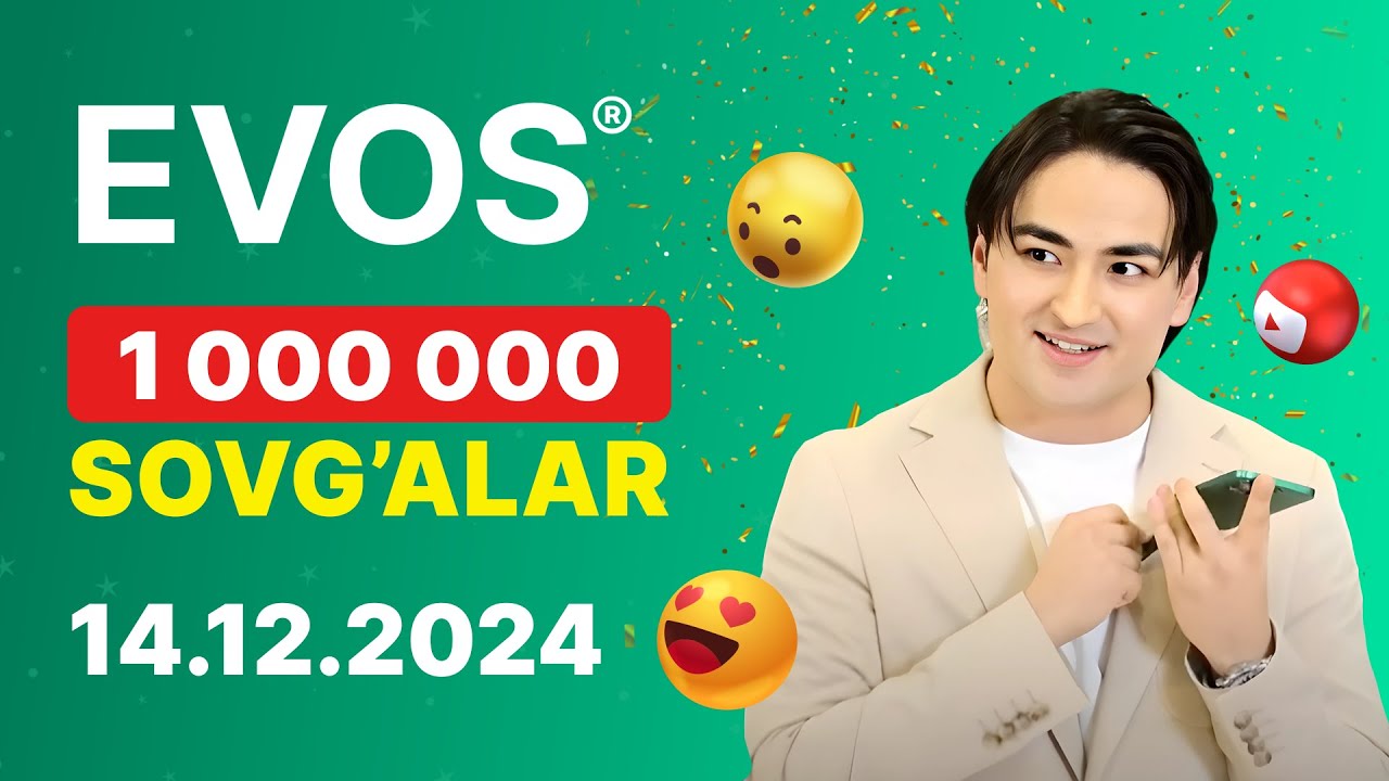 EVOS dan 1 000 000 sovg'alar. #4 O'yin. 14.12.2024 - YouTube