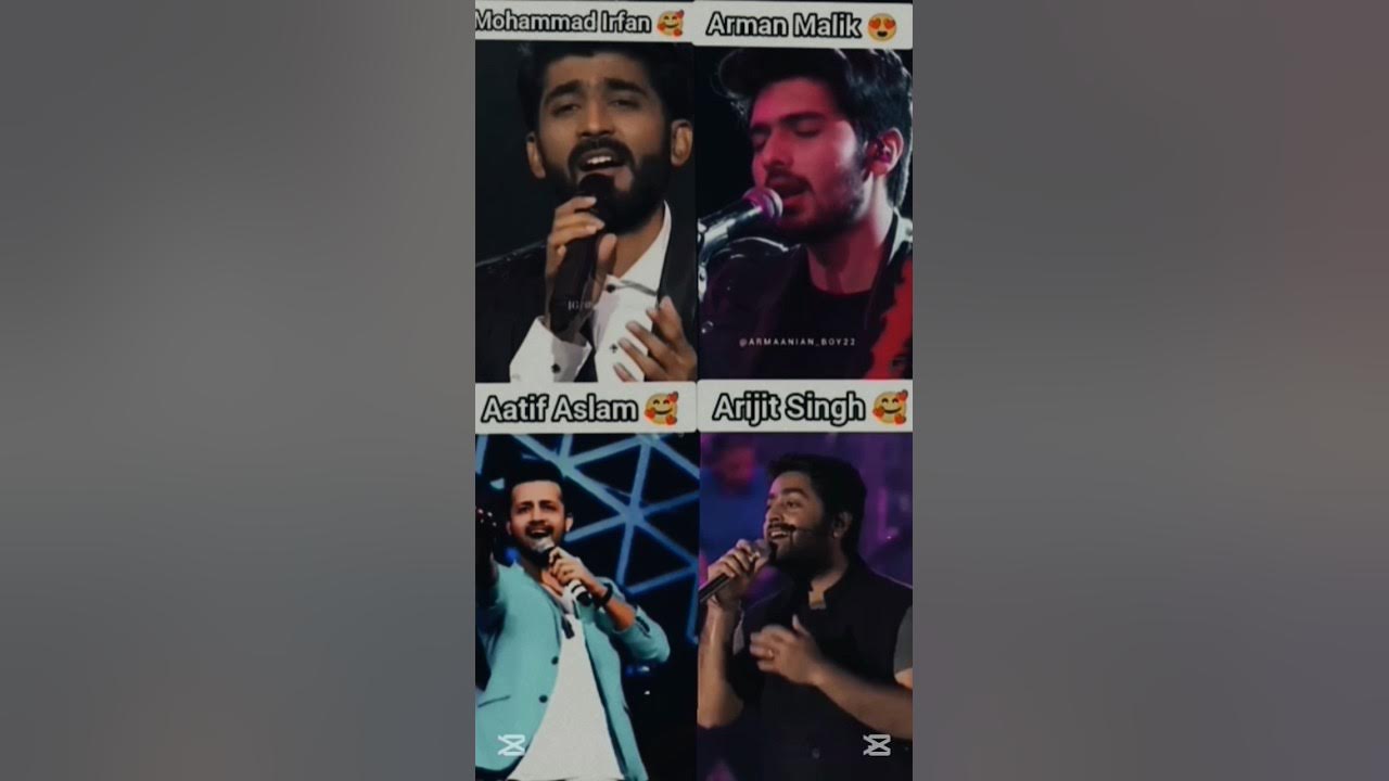 Atif Aslam।। Arijits Sing।।Arman Malik।।Mohammad irfan।।#Song#Short#Viral - YouTube