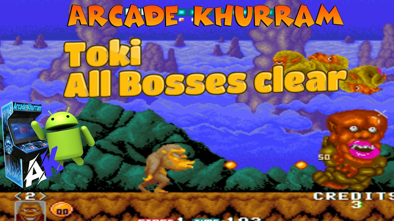 toki arcade all bosses | toki arcade game all bosses clear no death ...