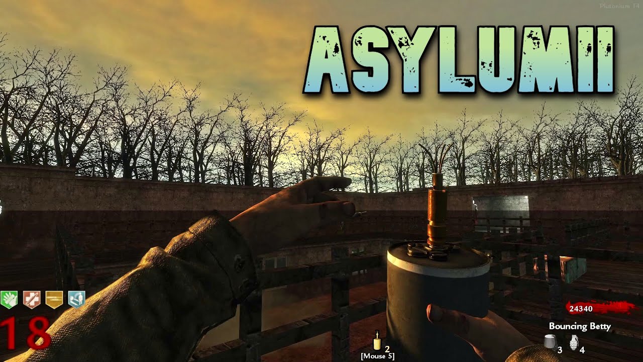 ASYLUMII VERRUCKT STYLE EPIC MAP | WAW ZOMBIES CUSTOM MAP - YouTube