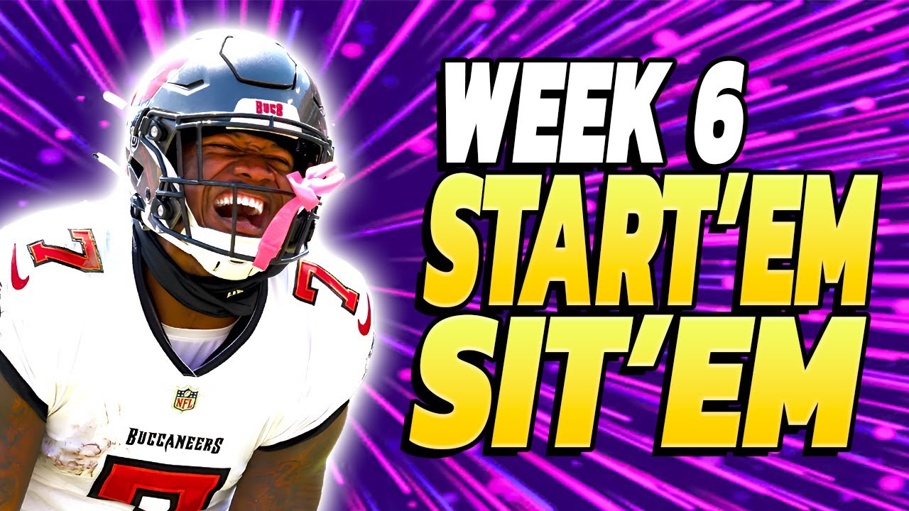 Answering Your TOUGH Week 6 Start Sit Questions! - YouTube