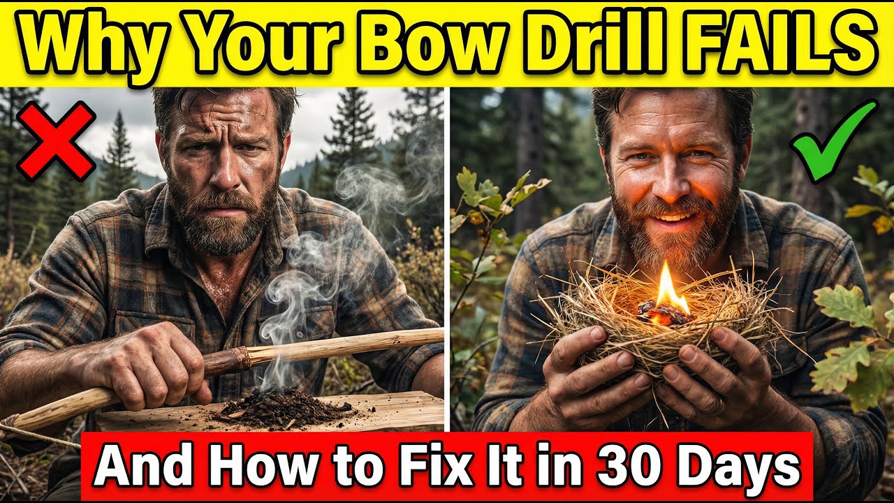 30 Days to Master Bow Drill Fire (Even If You've NEVER Done It Before ...
