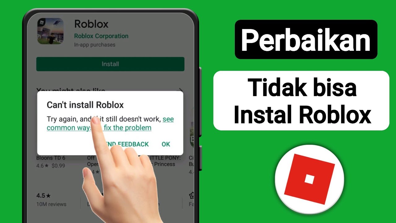 Cara Mengatasi Tidak Bisa Instal Roblox Di Play Store | Cara Mengatasi Tidak Bisa Update Roblox ...