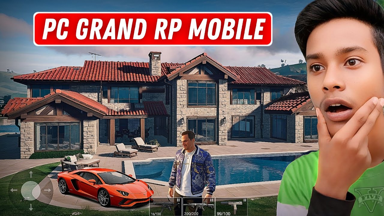 What?😳I Played Original Pc GTA V GRAND RP in Android Phone🤩🎉 - YouTube
