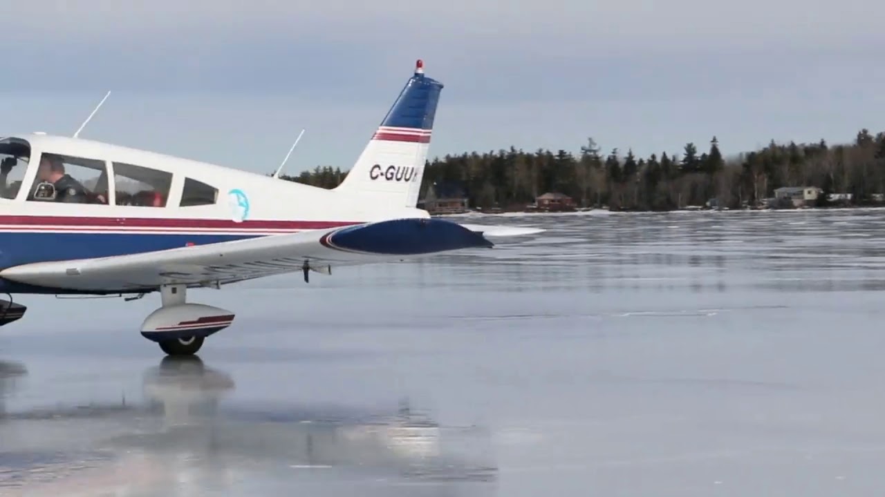 Winter Fun on Ice with airplanes. - YouTube