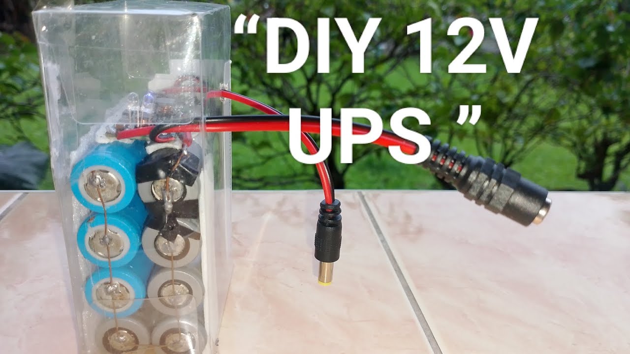 My DIY 12v UPS for Wifi router - YouTube