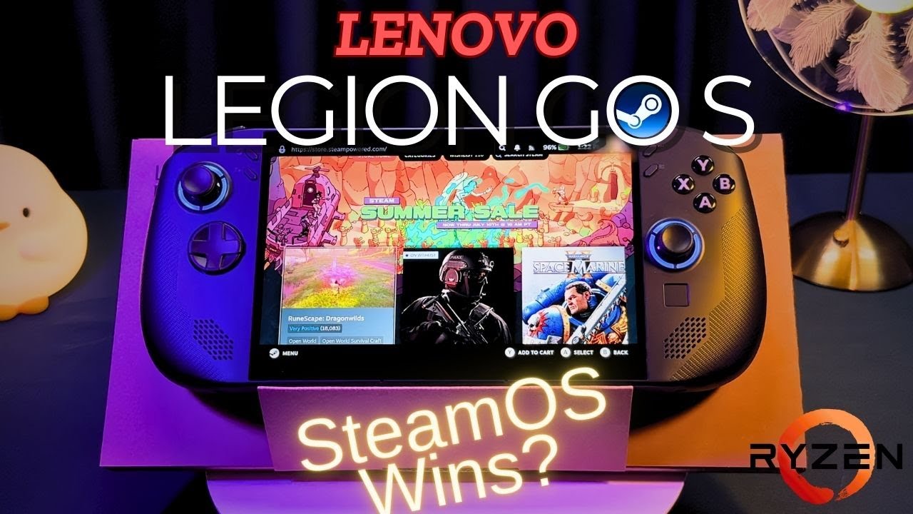 Legion Go S SteamOS Unboxing & Review – FPS Benchmarking | The Best New ...