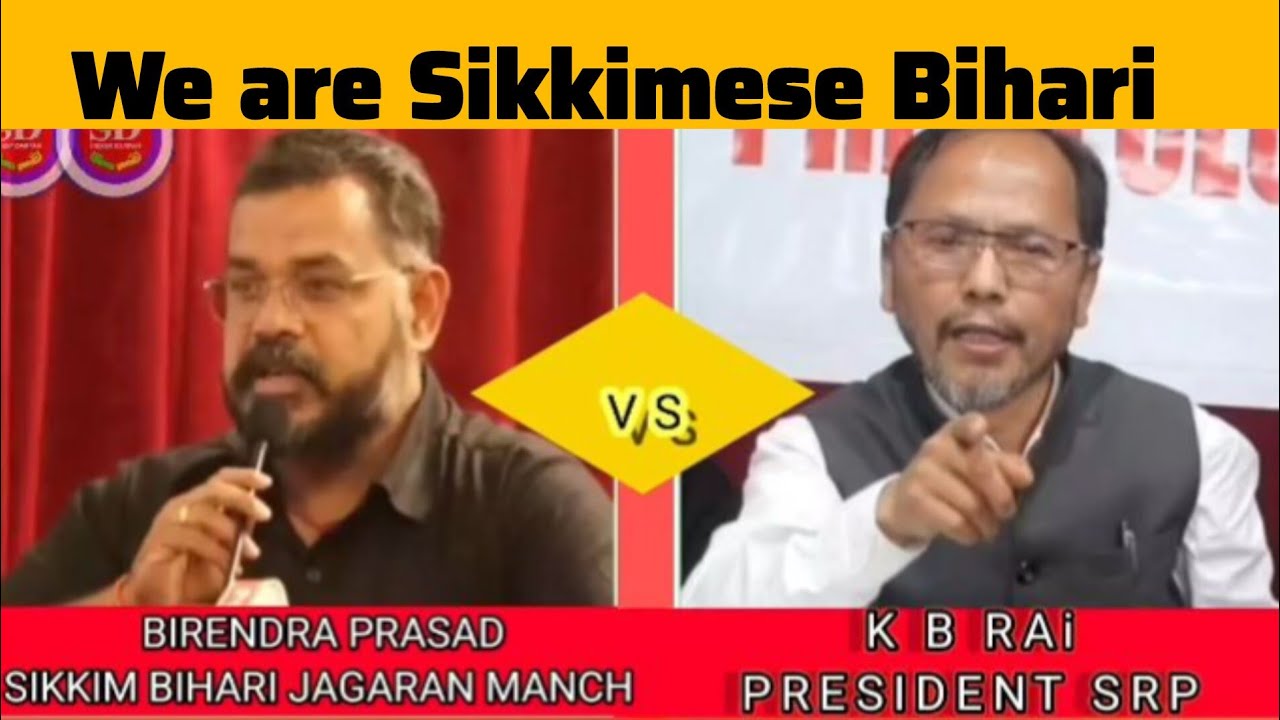Sikkimese Bihari - Press Conference by Birendra Parsad and K.B Rai ...