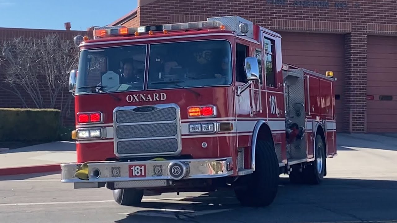 Oxnard Fire Department— Engine 181 ( E181 ) Responding to a Medical ...