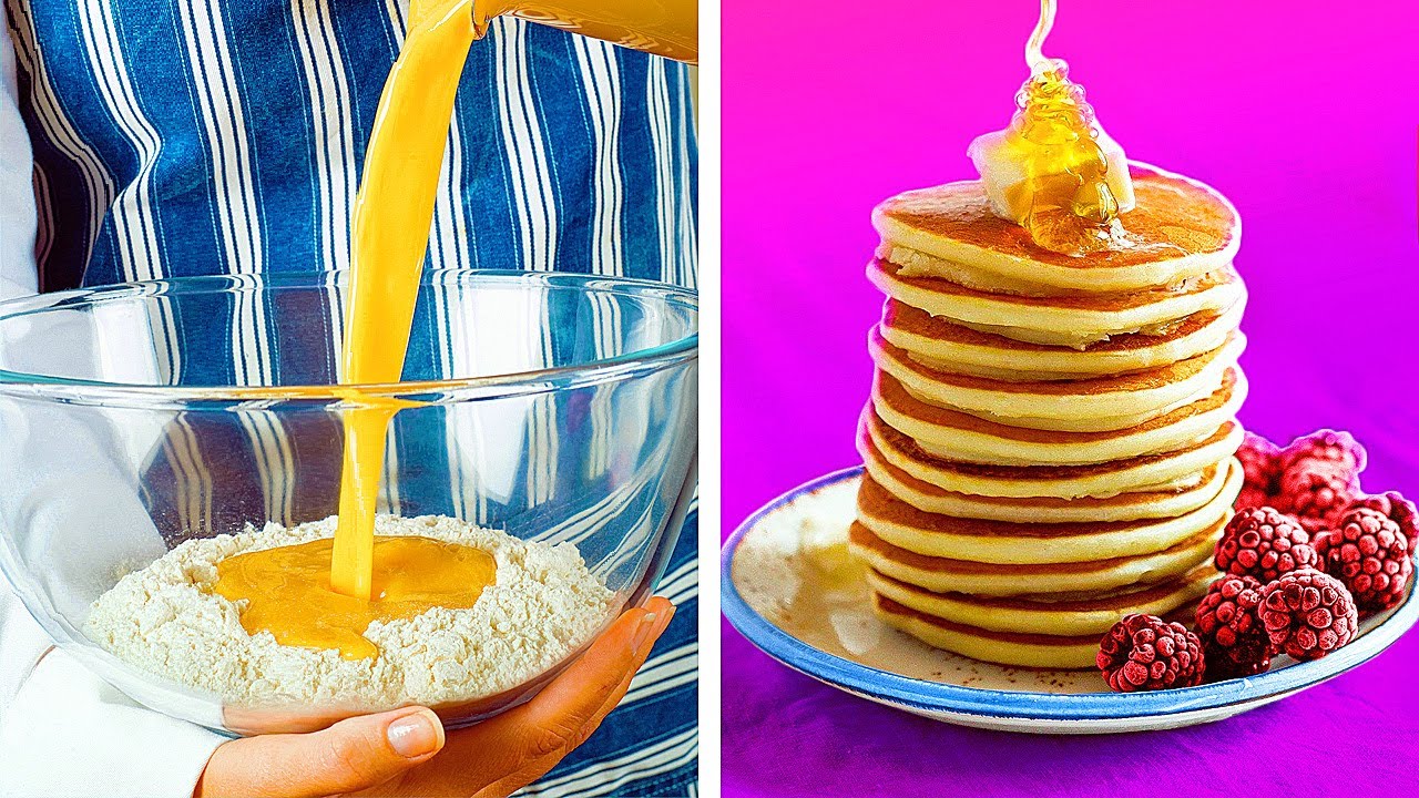 15 Secret Cooking Hacks You Should Try || 5-Minute Pancake Recipes ...
