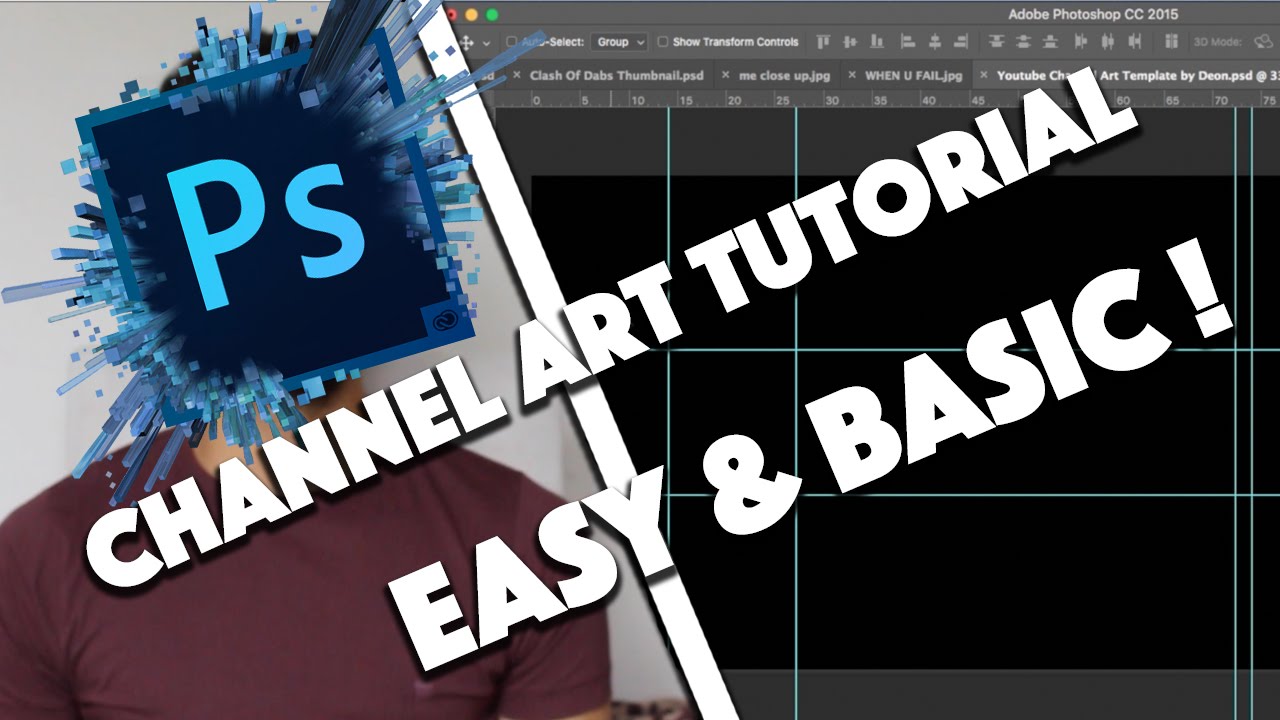 HOW TO MAKE A YOUTUBE CHANNEL ART 2016 (EASY & BASIC) - YouTube
