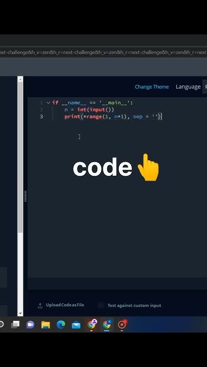 Hacker rank problem solved (1)| #coding #python #hackerrank #shorts #shortvideo - YouTube