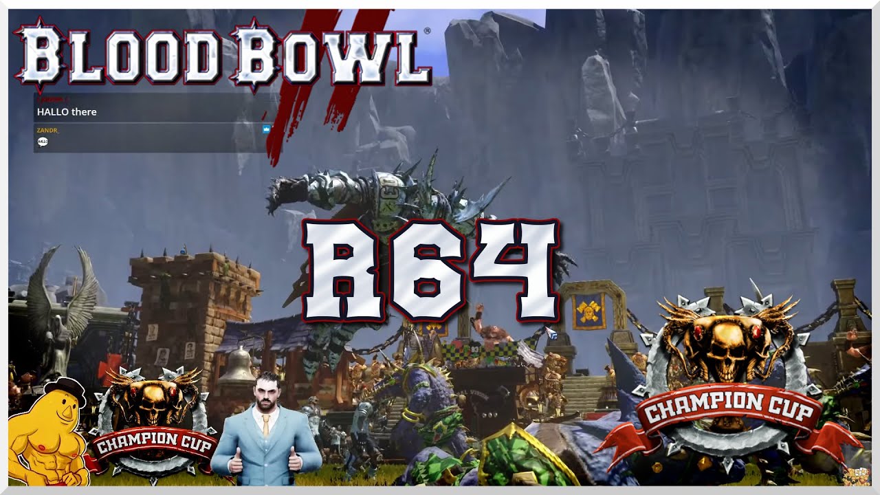 Blood Bowl 2 - CCL S50 Ro64 - Rick Wreckless (Lizardman) vs. Gambler ...