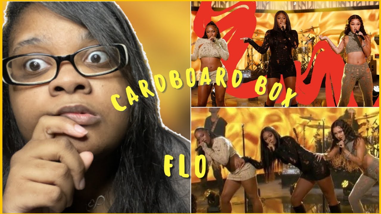 FLO "Cardboard Box" live on Jimmy Kimmel Reaction - YouTube