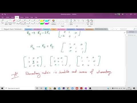 Introduction to Elementary Matrices - YouTube