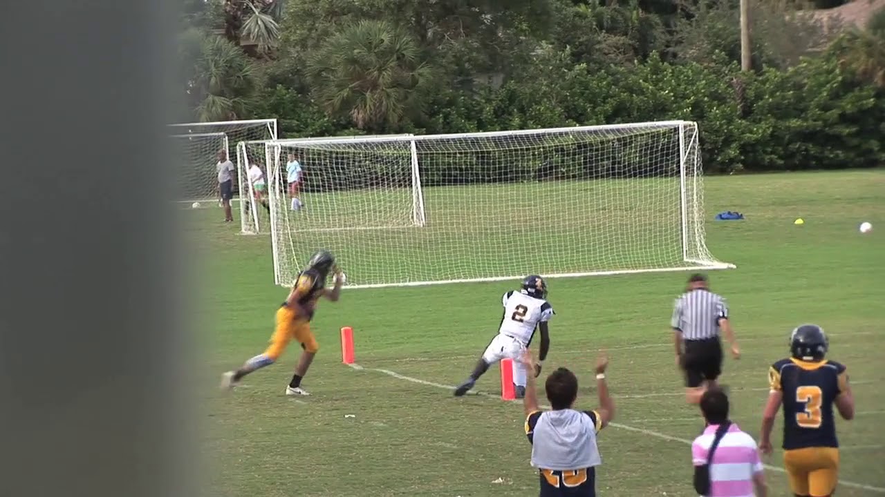 #85 Ethan Becker 2012 PTS Falcon Varsity Football vs Zion Lutheran ...