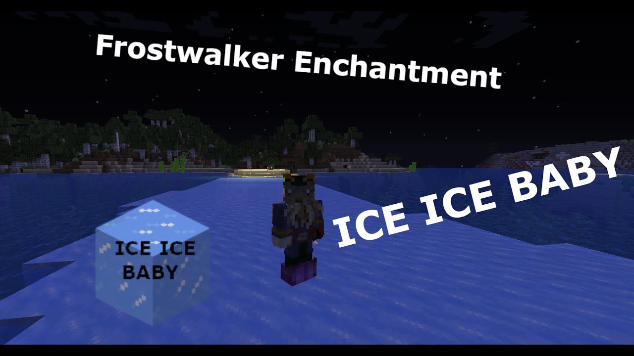 Minecraft Frostwalker Ice Ice Baby Datapack 1.16 - YouTube
