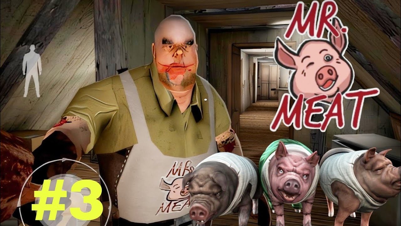 Mr. Meat Horror Game - Escape the Killer |mr meat escape | mr meat #3 ...