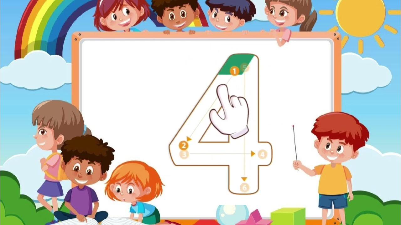 How to write Numbers 1-10 |How to write number 1234. |kids learning number 1-10 - YouTube