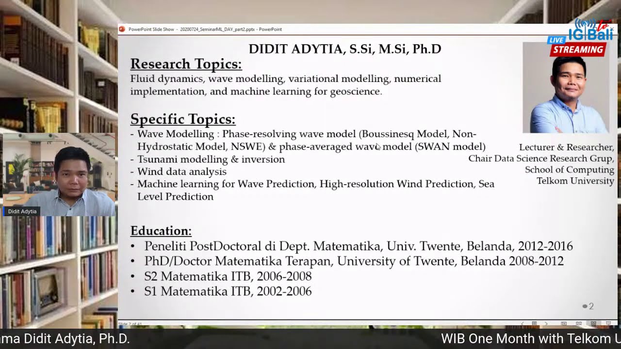 Implementasi AI bersama Didit Aditia, Ph.D - YouTube