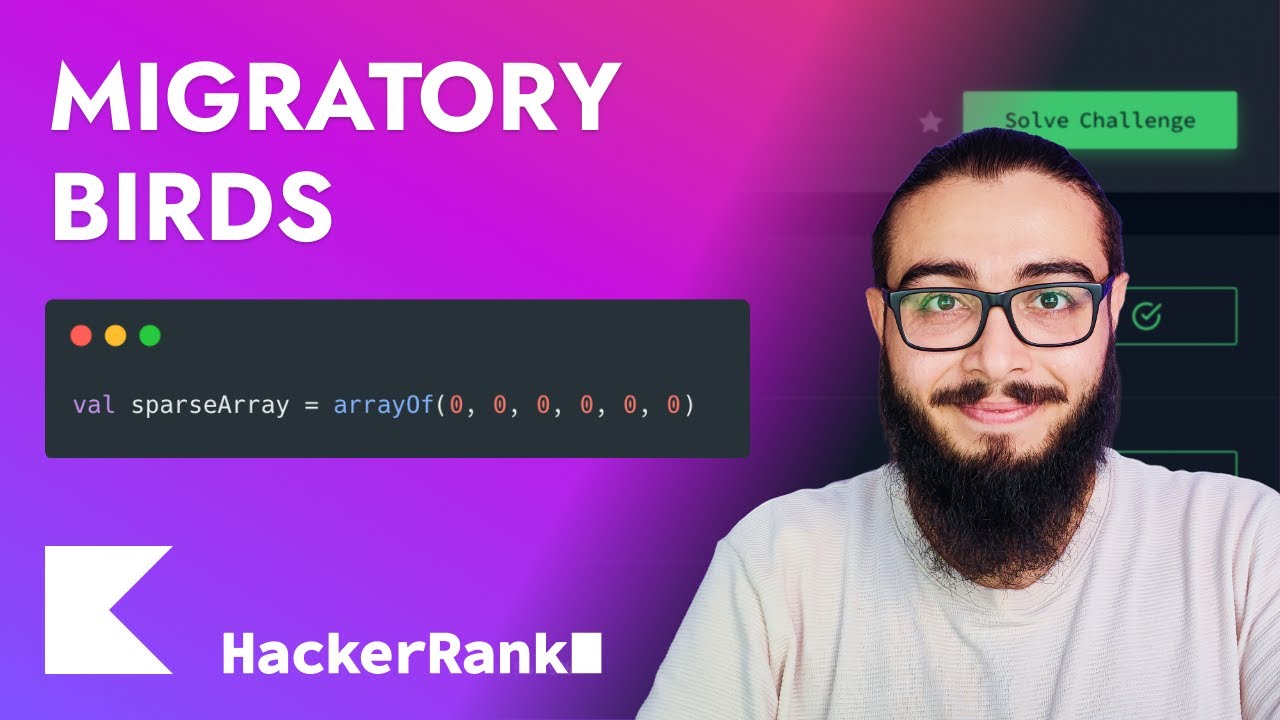 Migratory Birds Kotlin Ile Hackerrank Youtube